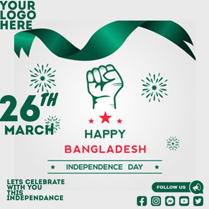 Bangladesh independence day Template | PosterMyWall