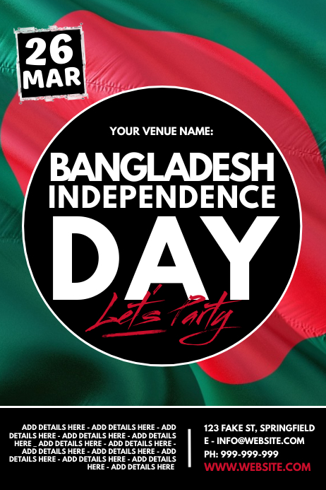 Bangladesh Independence Day Poster Template | PosterMyWall