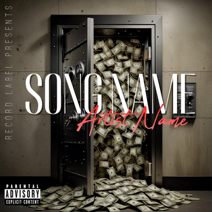 Bank Cash Vault Cover Art Template | PosterMyWall