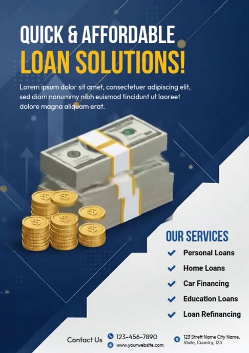 Copy of Bank Loan Flyer | PosterMyWall