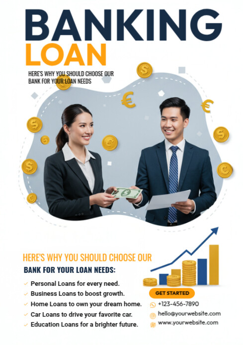 Banking Loan Template | PosterMyWall