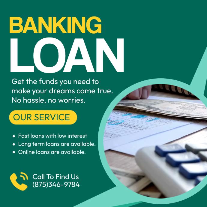 Plantilla de Banking Loan | PosterMyWall