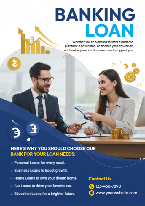 Banking Loan Template | PosterMyWall