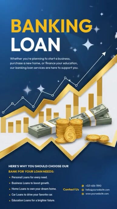 Modèle Banking Loan Instagram Reel | PosterMyWall
