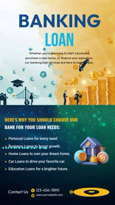 Banking Loan Instagram Reel Template | PosterMyWall