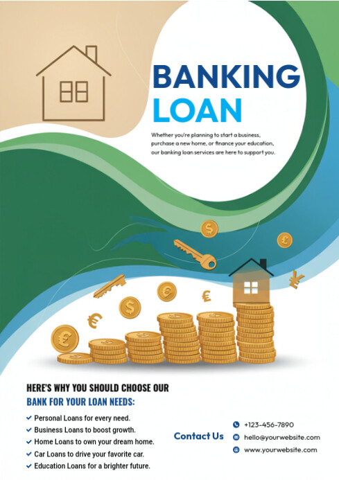 Banking Loan Service Template | PosterMyWall