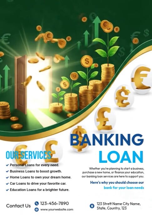 Copy of Banking Loan Service | PosterMyWall