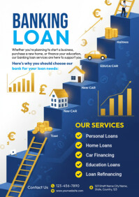 Banking Loan Services Flyer Template | PosterMyWall