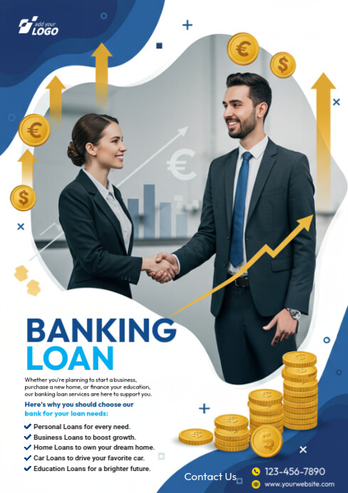Banking Loan Services Flyer Template | PosterMyWall