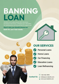 Banking Loan Services Flyer Template | PosterMyWall