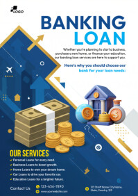 Banking Loan Services Flyer Template | PosterMyWall