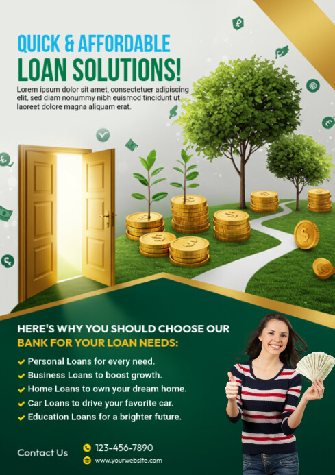 Banking Loan Services Flyer Template | PosterMyWall