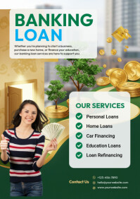 Banking Loan Services Flyer Template | PosterMyWall