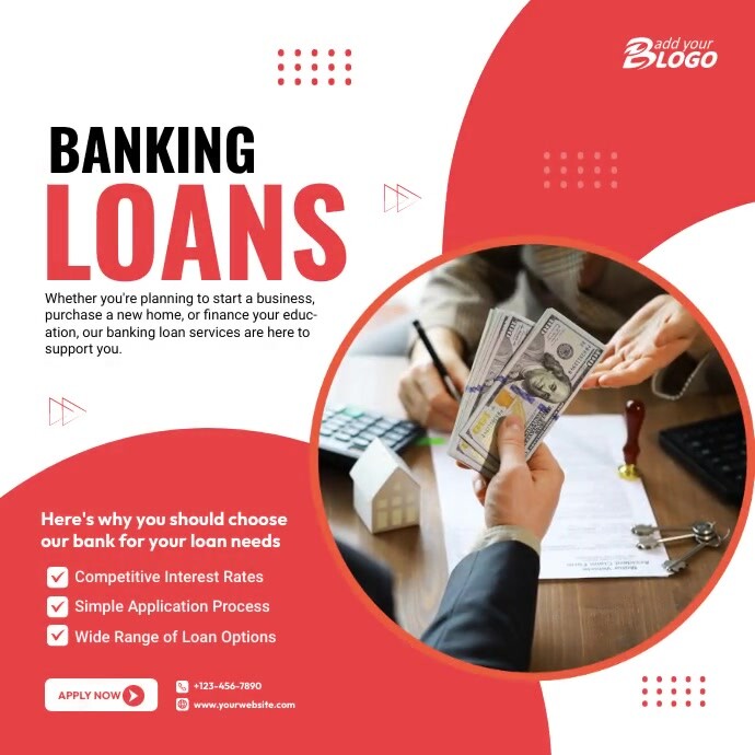 Banking Loan Services Instagram Post Template | PosterMyWall