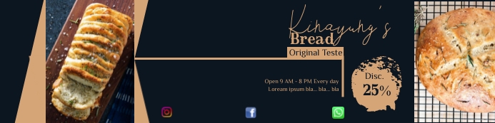 Banner Bread Store Template | PosterMyWall