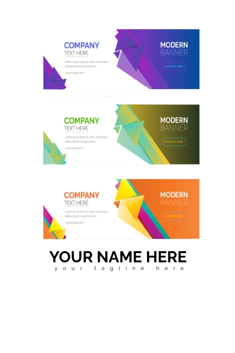 BANNER DESINGS Template | PosterMyWall