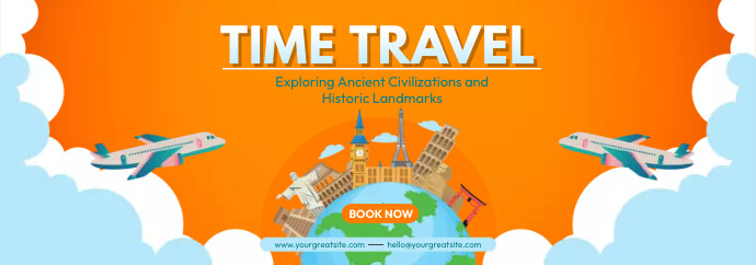 Banner Tumblr Traveling Flyers Template | PosterMyWall