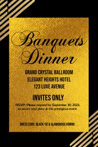 Banquet Template | PosterMyWall