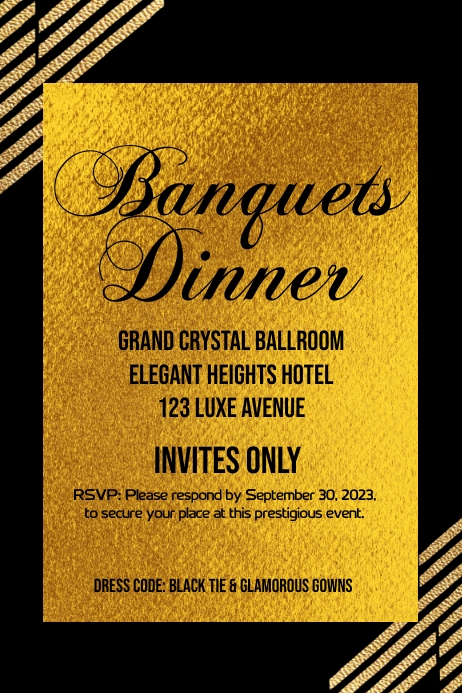 Plantilla de Banquet | PosterMyWall
