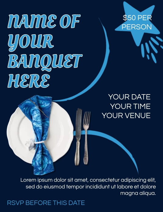 Copy of Banquet | PosterMyWall