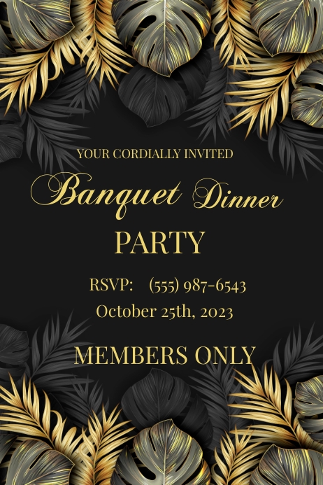 Banquet Template | PosterMyWall