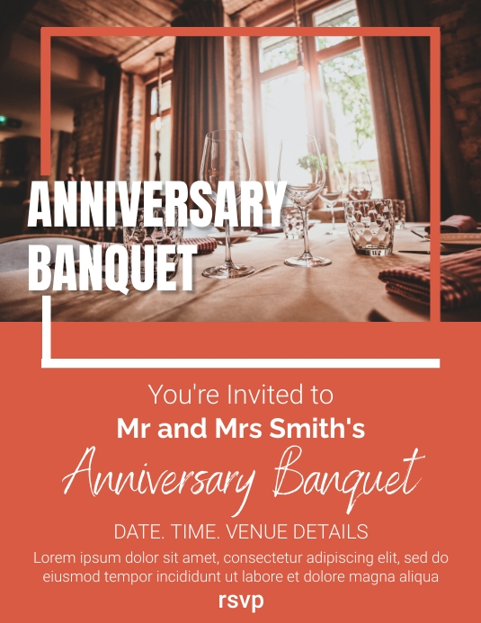 Banquet Template | PosterMyWall
