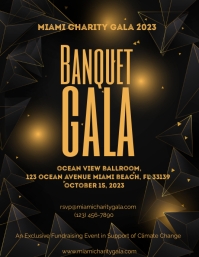 FLORAL BANQUET INVITATION FLYER Template | PosterMyWall