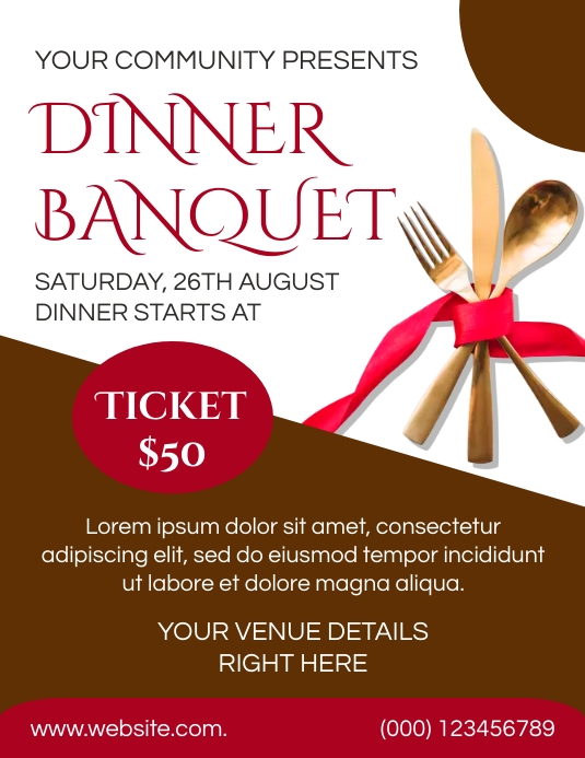 Copy of Banquet | PosterMyWall