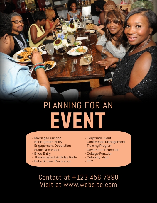 banquet flyer design Template | PosterMyWall