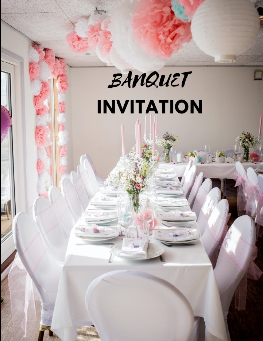 BANQUET INVITATION FLYER Template | PosterMyWall