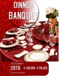 banquet template | PosterMyWall
