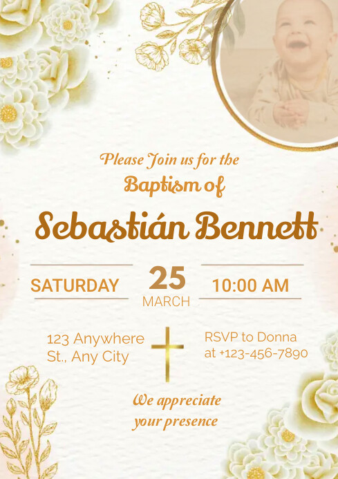BAPTISM Template | PosterMyWall