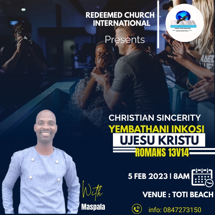 BAPTISM FLYER Template | PosterMyWall