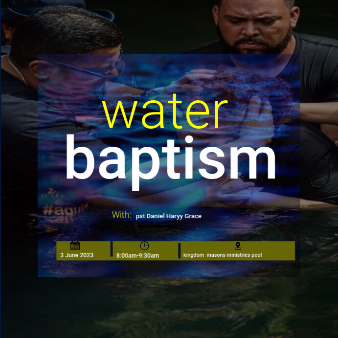 baptism flyer poster template | PosterMyWall