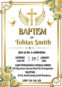 BAPTISM INVITATION Template | PosterMyWall