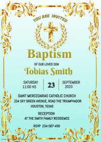 BAPTISM INVITATION Template | PosterMyWall