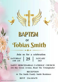 BAPTISM INVITATION Template | PosterMyWall