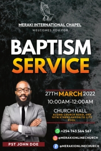 Baptism Template | PosterMyWall