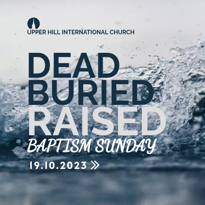 BAPTISM SUNDAY Template | PosterMyWall