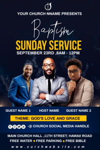 Baptism Template | PosterMyWall