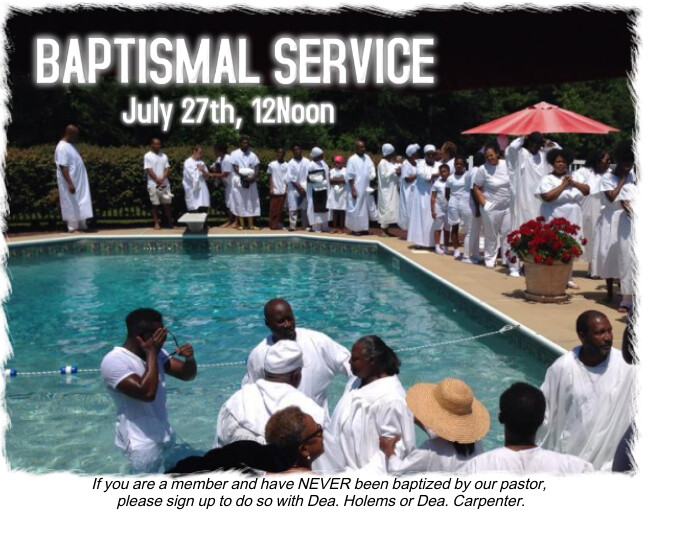 Baptismal Service Template | PosterMyWall