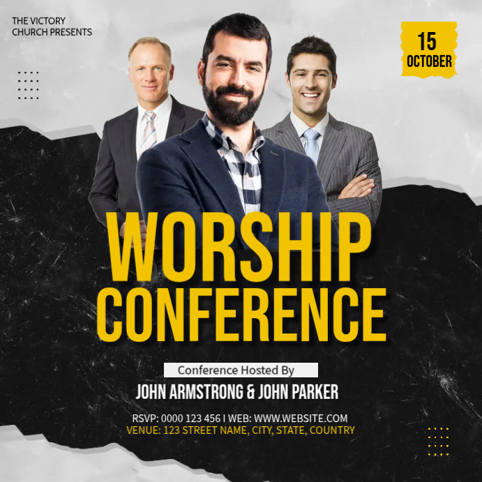 Baptist Church Ad Template | PosterMyWall