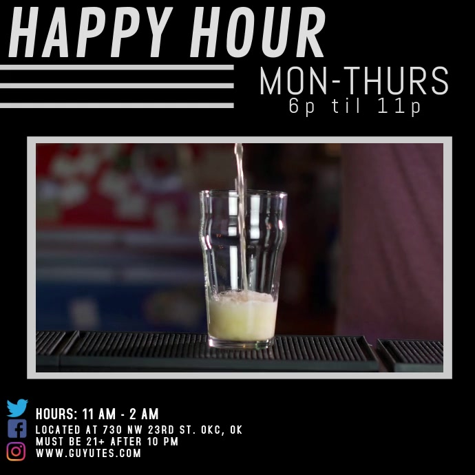 BAR ADVERTISEMENT Template | PosterMyWall