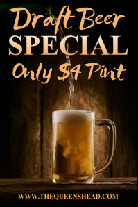 HAPPY HOUR BAR POSTER TEMPLATE | PosterMyWall