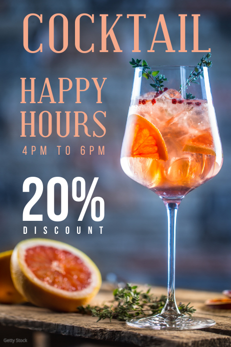 bar Template | PosterMyWall