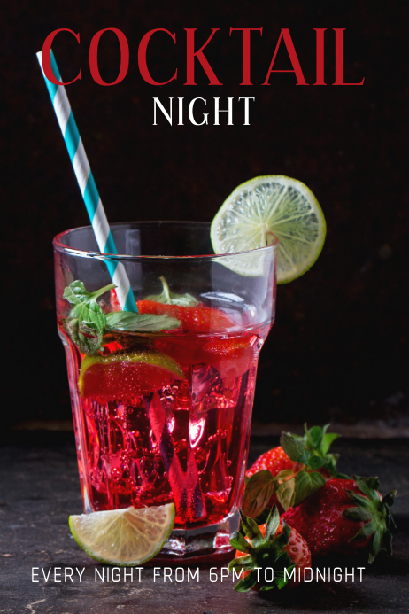 bar Template | PosterMyWall