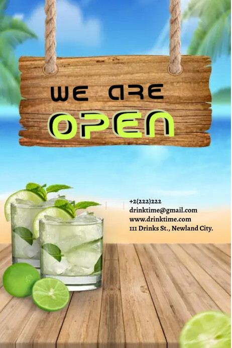 BAR Template | PosterMyWall