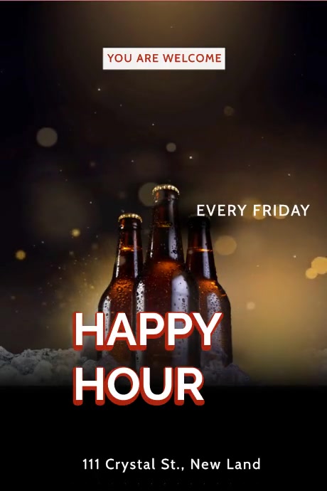 BAR Template | PosterMyWall