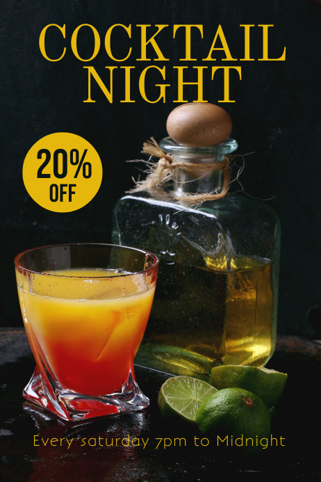 bar Template | PosterMyWall