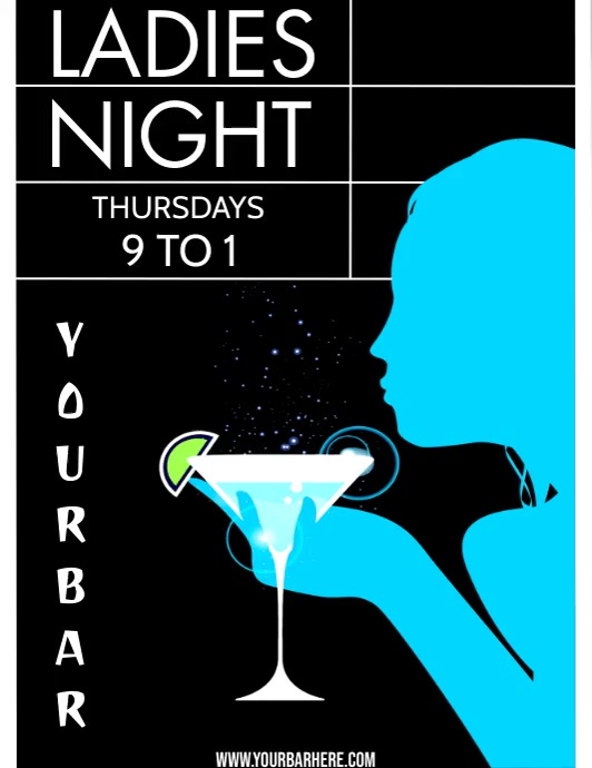 BAR Template | PosterMyWall